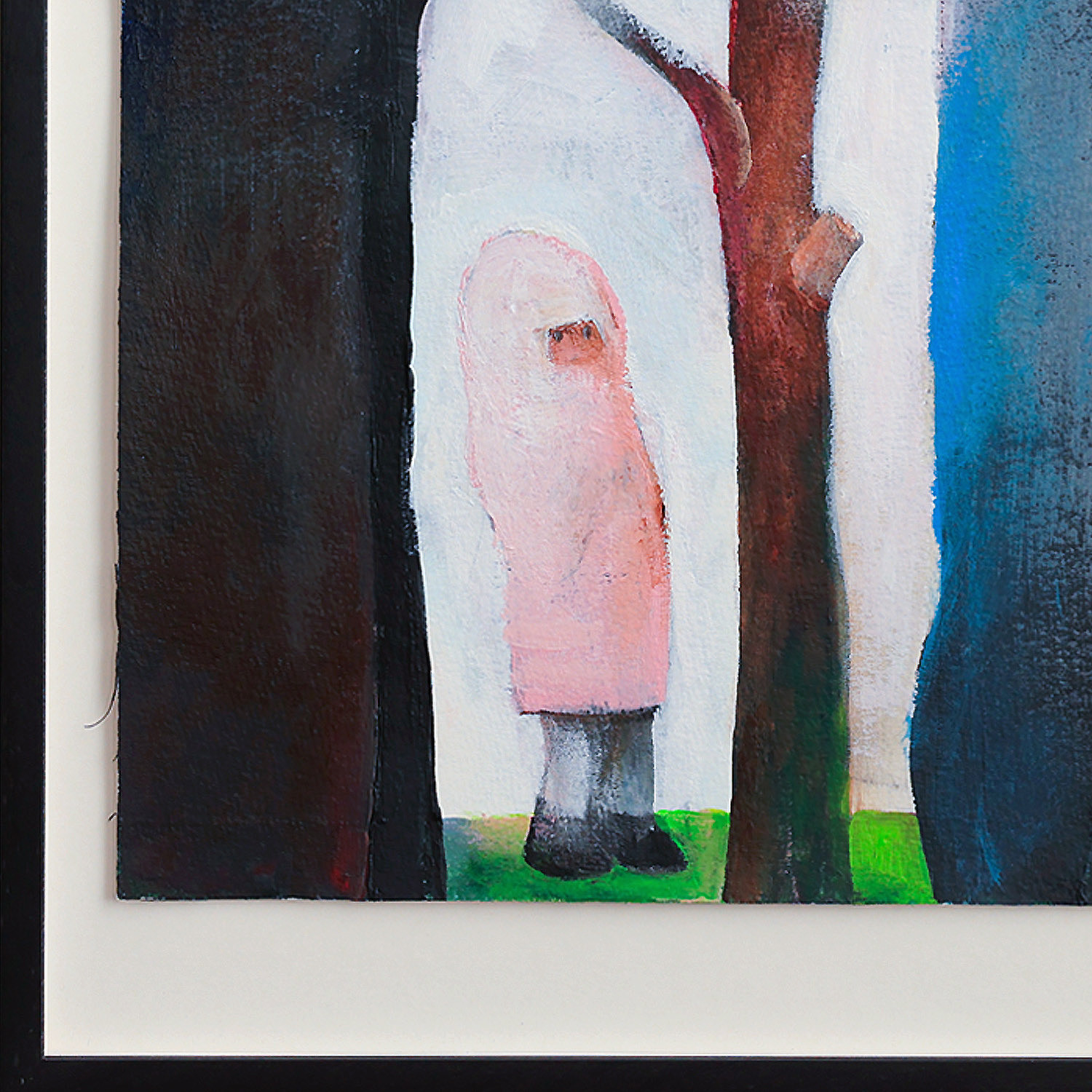 Gunilla Jähnichen, Im Wald, Unikat, 2024, 40 x 30 cm (artflash, kaufen)