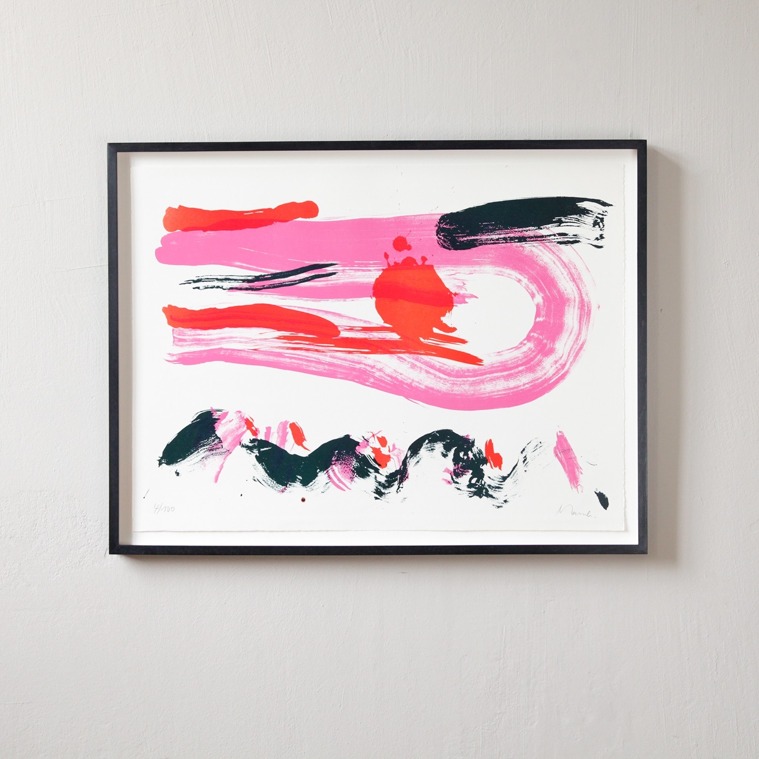 Dieter Masuhr, Liebespaar 2, 1987, 1-farbige Lithografie, 65 x 85 cm ...